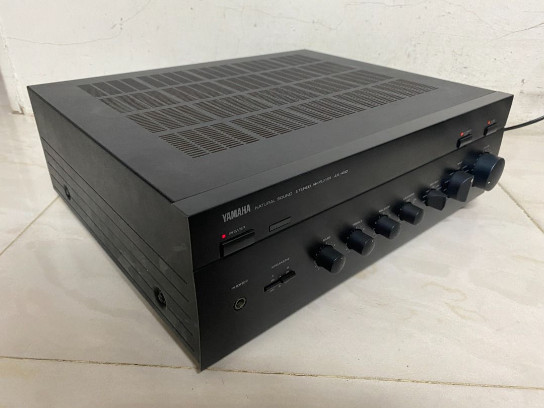 YAMAHA AX 490 立體聲擴大機 綜合擴大機 全機內外乾淨 可接黑膠~, 耳機及錄音音訊設備, 音樂播放裝置 MP3及CD 播放器在旋轉拍賣