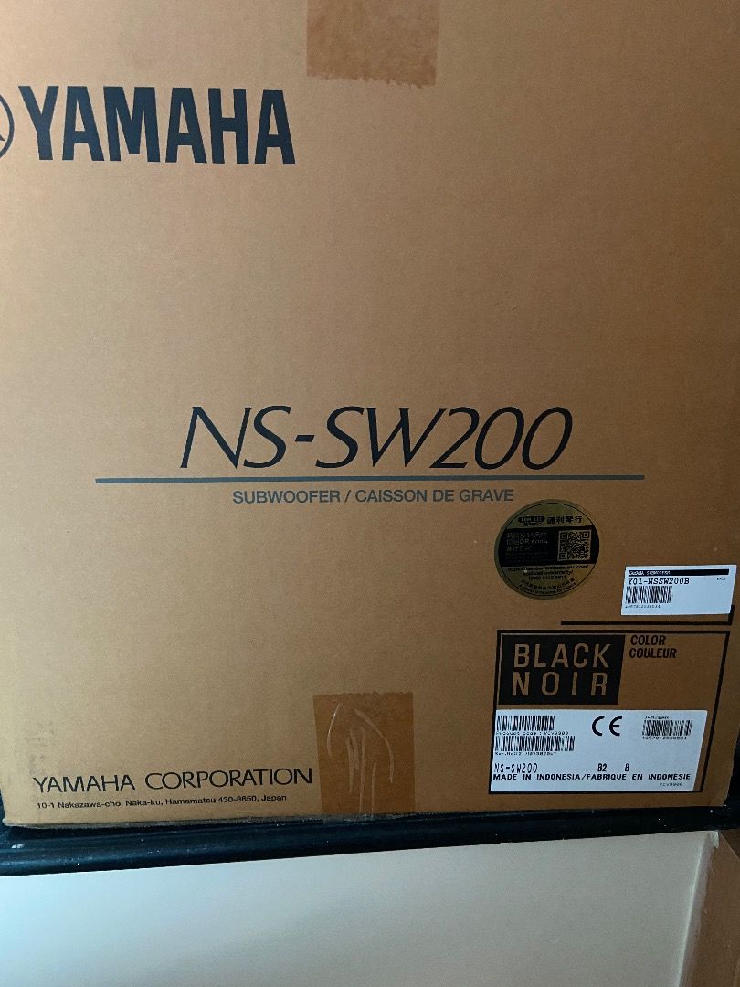 YAMAHA NS SW200 SUBWOOFER, 音響器材, Soundbar、揚聲器、藍牙喇叭、耳擴 - Carousell