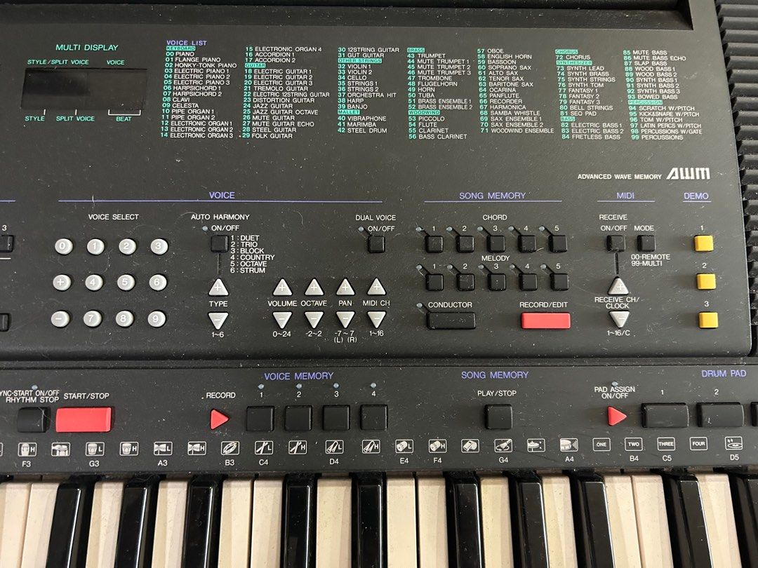 Yamaha PSR 400 Keyboard, Hobbies & Toys, Music & Media, Musical ...