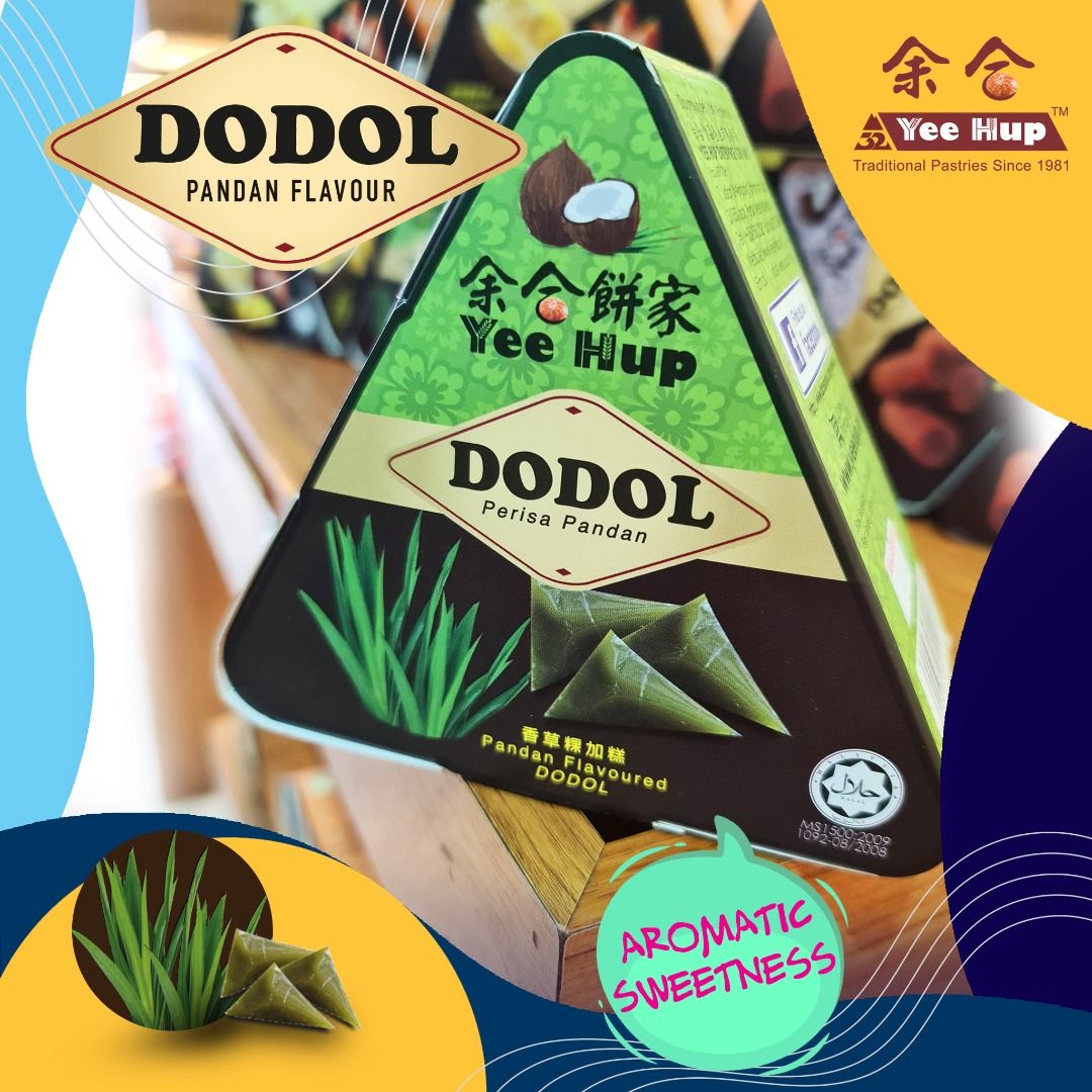 Yee Hup Dodol Ipoh Famous Brand Variety Flavoured 180gm Halal Certified ...