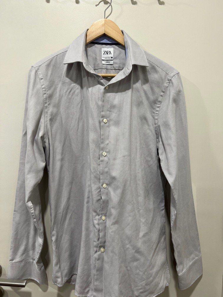 ZARA Men Formal Shirt, Men's Fashion, Tops & Sets, Formal Shirts on ...