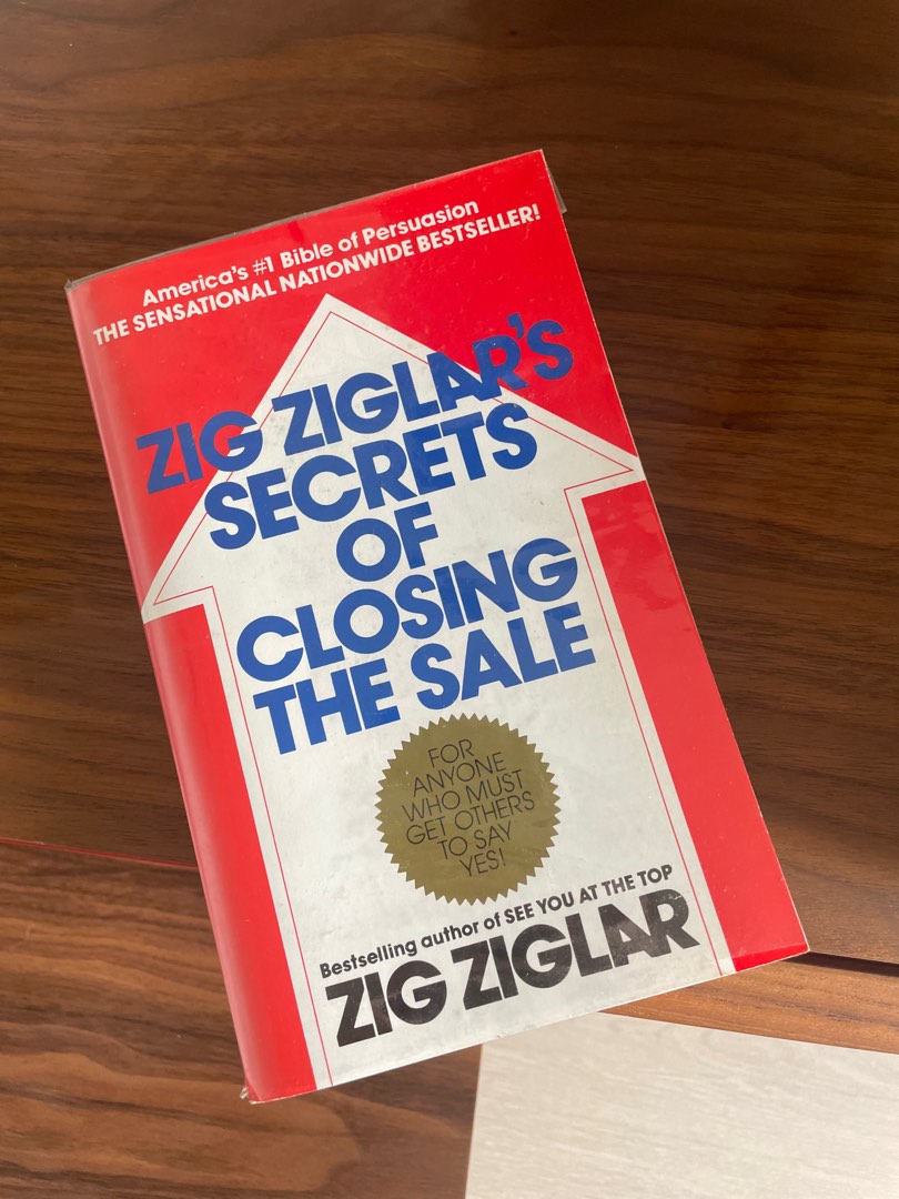 Zig Ziglar’s secrets of closing sale, Hobbies & Toys, Books & Magazines, Fiction & Non-Fiction ...