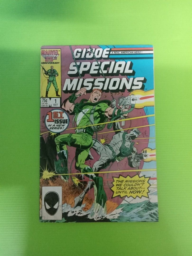 1st issue ! G.I Joe: Special Mission #1 ( Mike Zeck ! - Cover Art ...
