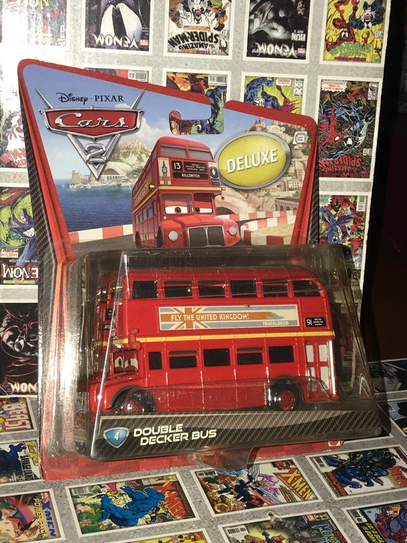 2010 Disney cars Deluxe London Double Decker Bus, Hobbies & Toys, Toys ...