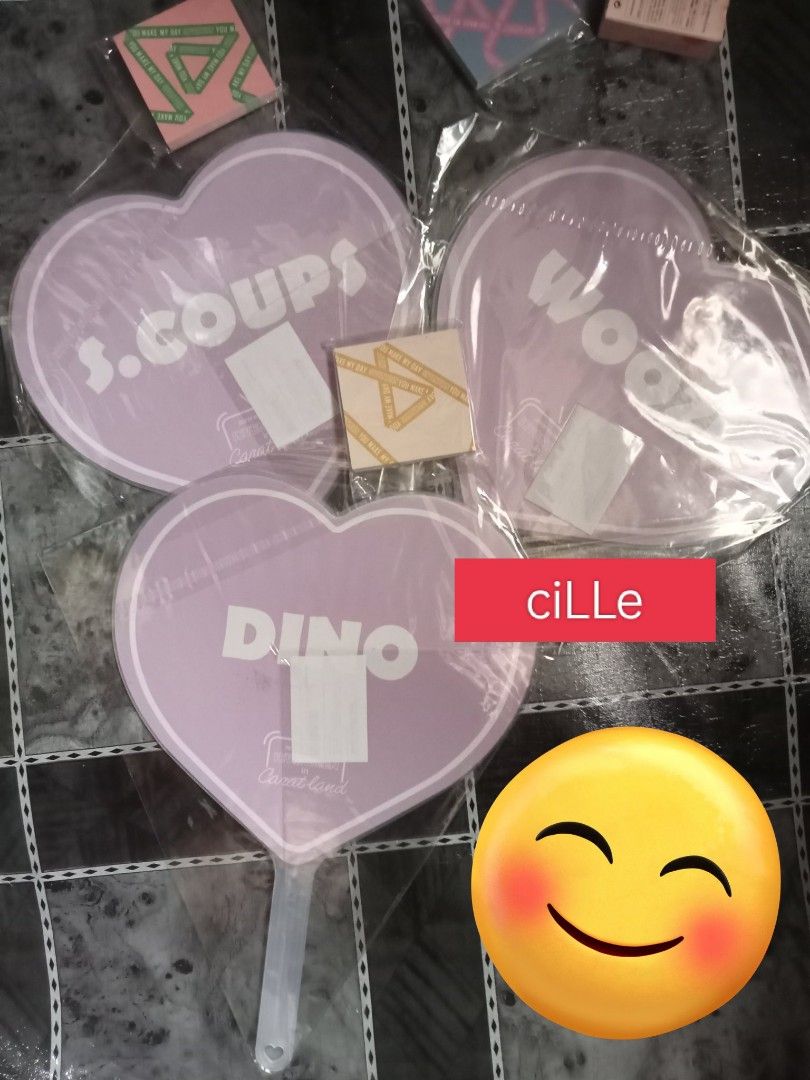 2020 SVT Caratland Image Picket (S.Coups, Woozi, Dino) on Carousell