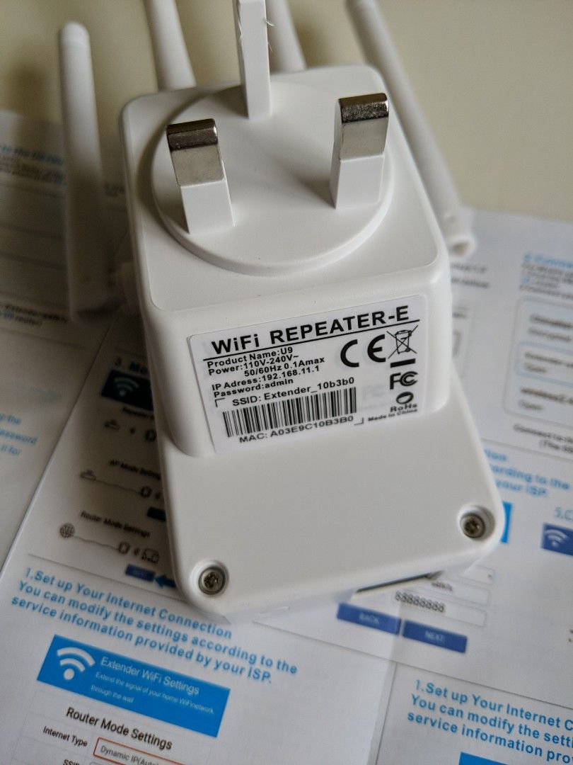 300M WiFi AP Router Repeater to extend wi-fi signal strength of your ...