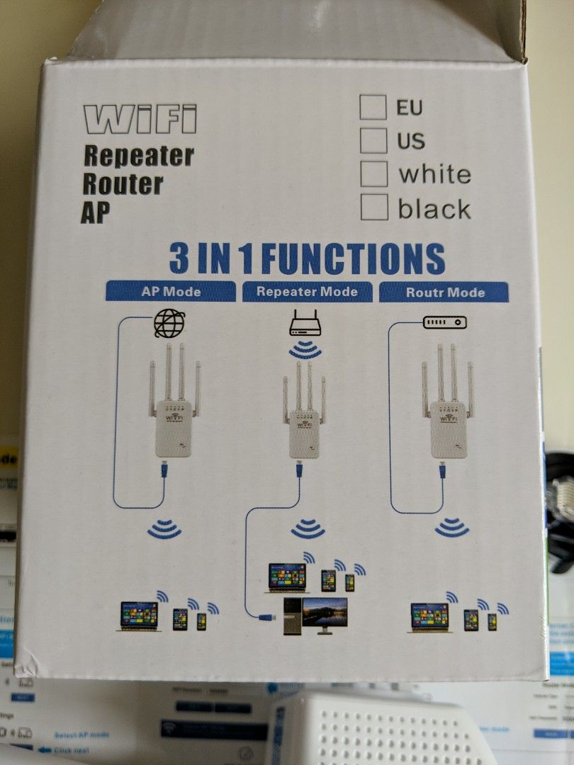 300M WiFi AP Router Repeater to extend wi-fi signal strength of your ...