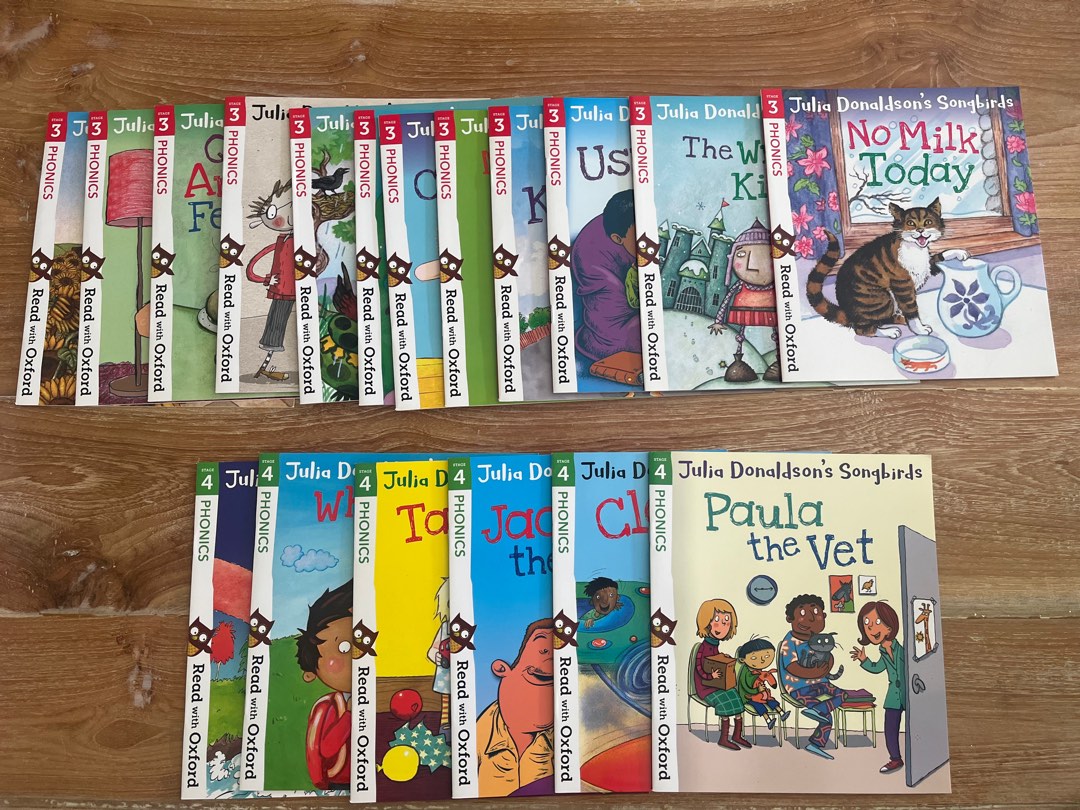 36 phonics Books - Julia Donaldson songbirds, Hobbies & Toys, Books ...