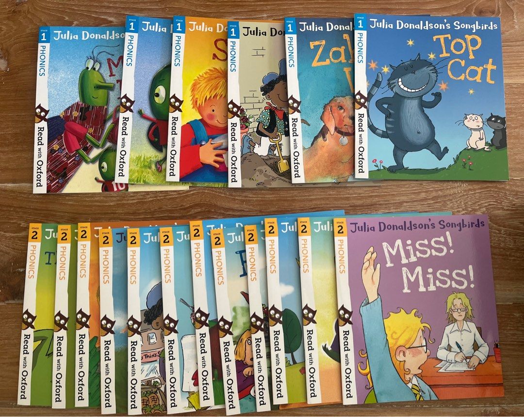 36 phonics Books - Julia Donaldson songbirds, Hobbies & Toys, Books ...