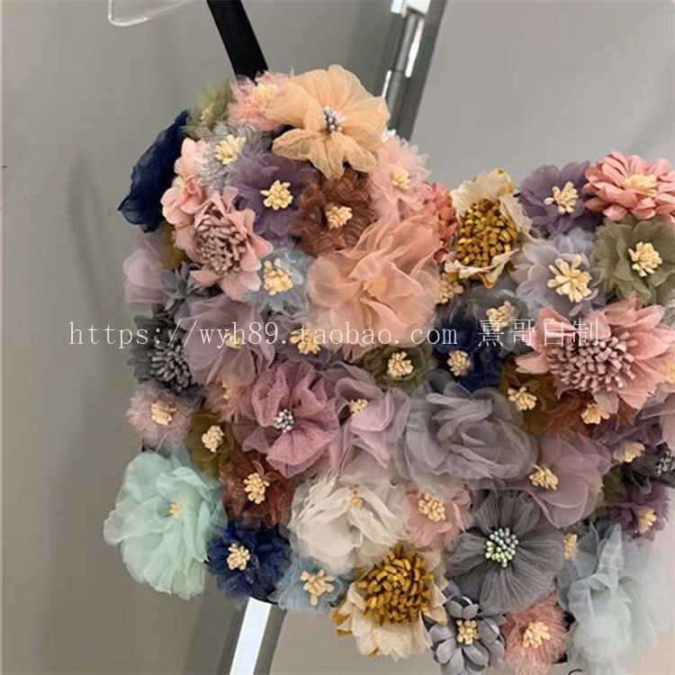 3D FLOWER TOP, Women's Fashion, Tops, Sleeveless on Carousell