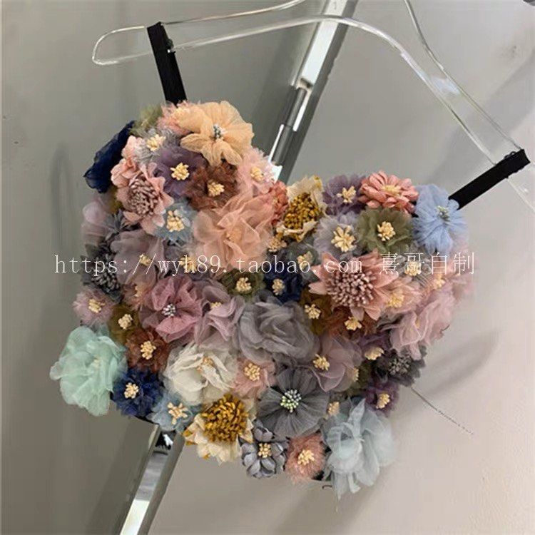 3D FLOWER TOP, Women's Fashion, Tops, Sleeveless on Carousell