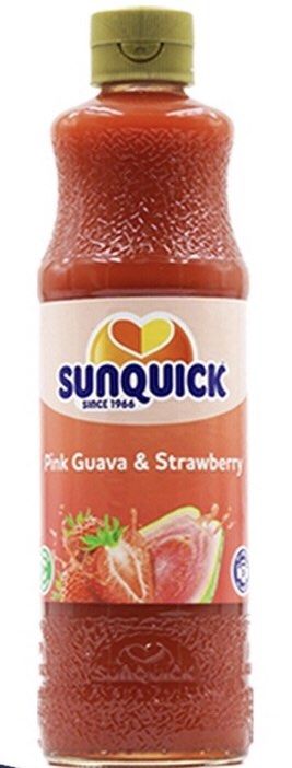 700mL Sunquick Pink Guava & Strawberry Juice Concentrate on Carousell