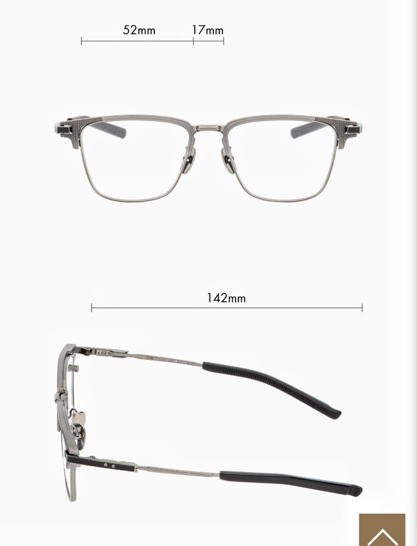 999.9 S-02T H fournines High-end 全鈦金屬 極高の品質 逆R 方形 圓形 度數眼鏡 黑框 鏡片 日常 翻工 翻學 禮物 送禮 新潮 斯文 男款 日本 日製 手造 ...