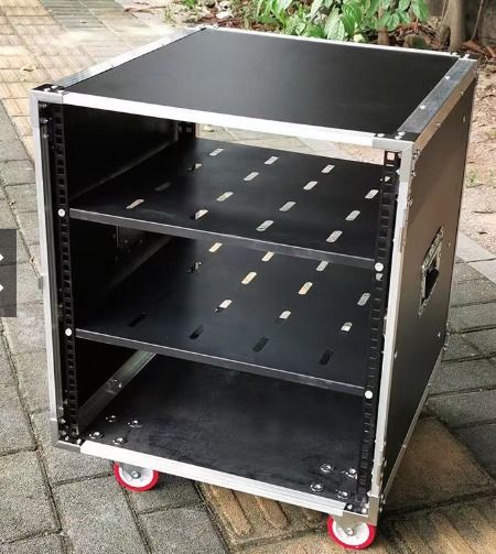 9U 12U 16U speaker Amplifier AV rack cabinet indoor use wood metal with ...