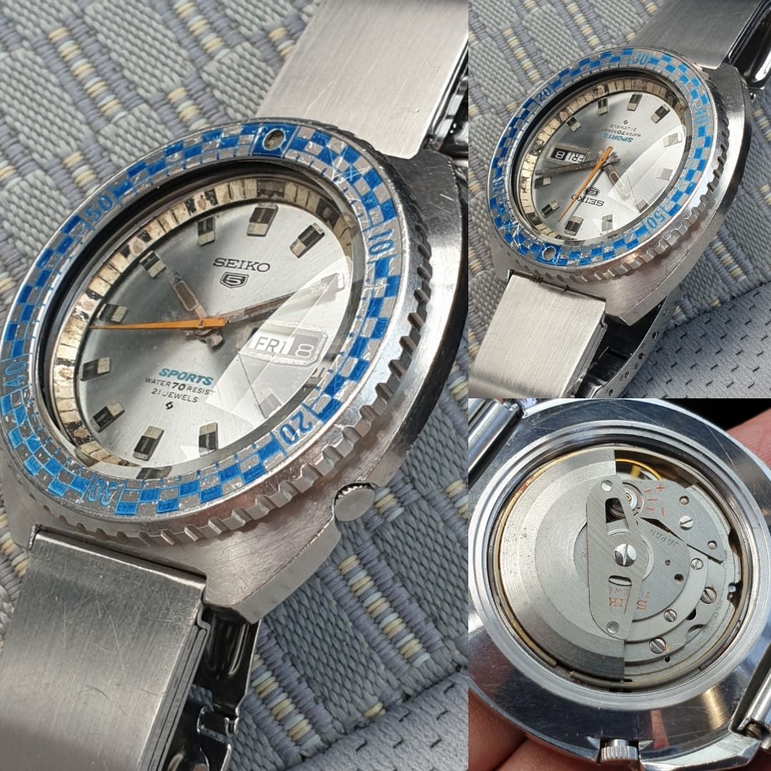 (A831) Vintage Seiko Rally Diver 6119-7173 Watch, Men's Fashion ...