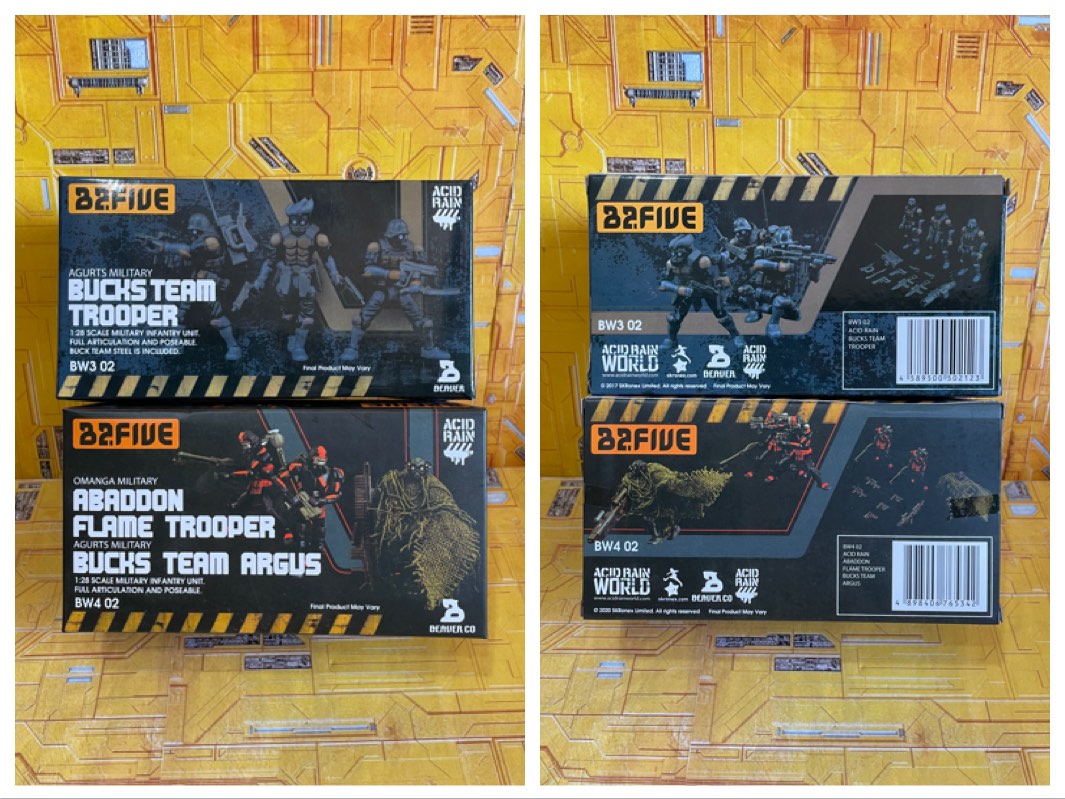 Acid Rain - BW3 02 BW3-02 Agurts Military Bucks Team Trooper , BW4 02 BW4-02 Abaddon Flame ...