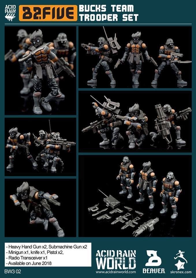 Acid Rain - BW3 02 BW3-02 Agurts Military Bucks Team Trooper , BW4 02 BW4-02 Abaddon Flame ...