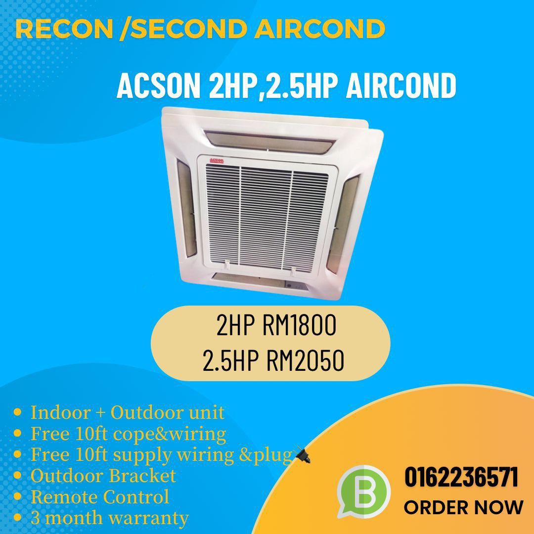 Acson 2HP Aircond B272, TV & Home Appliances, Air Conditioners ...
