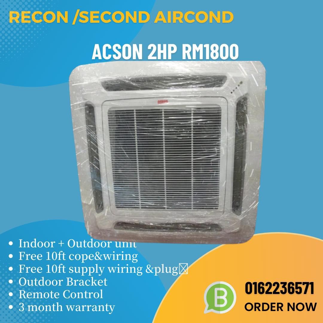 Acson 2hp Aircond B296, TV & Home Appliances, Air Conditioners ...