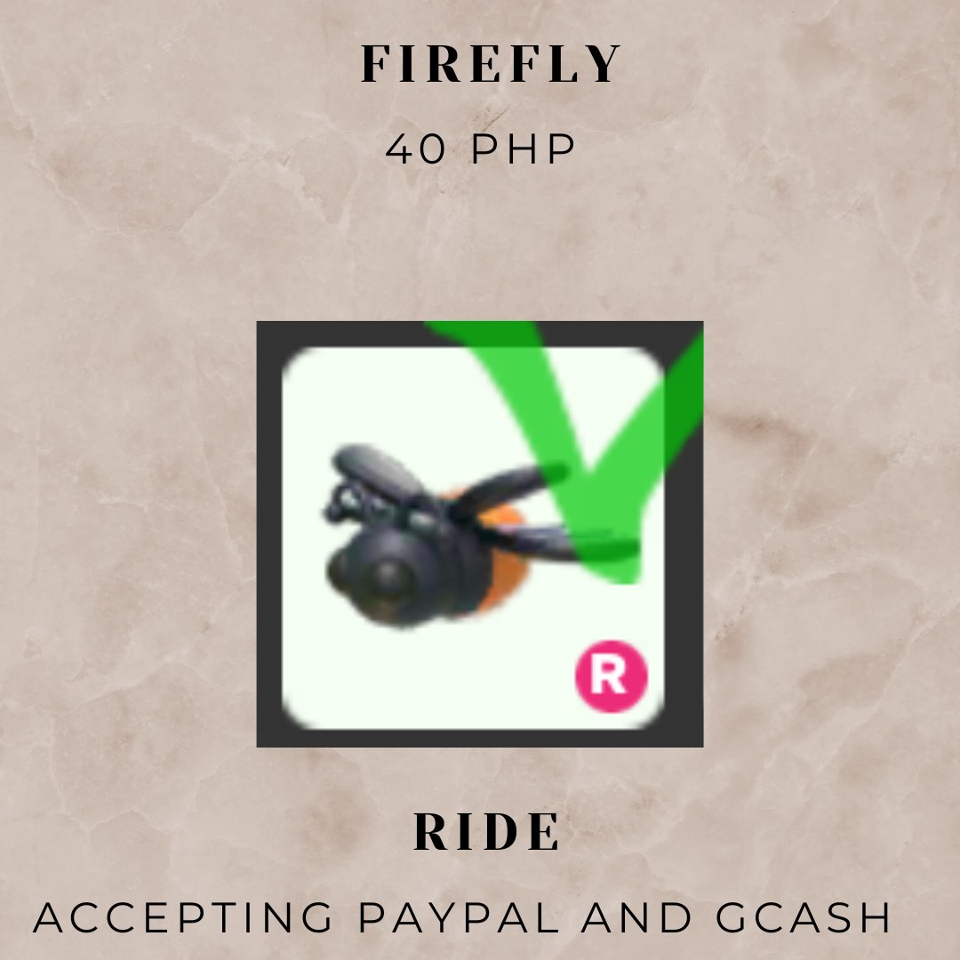 Adopt Me Pets | Firefly on Carousell