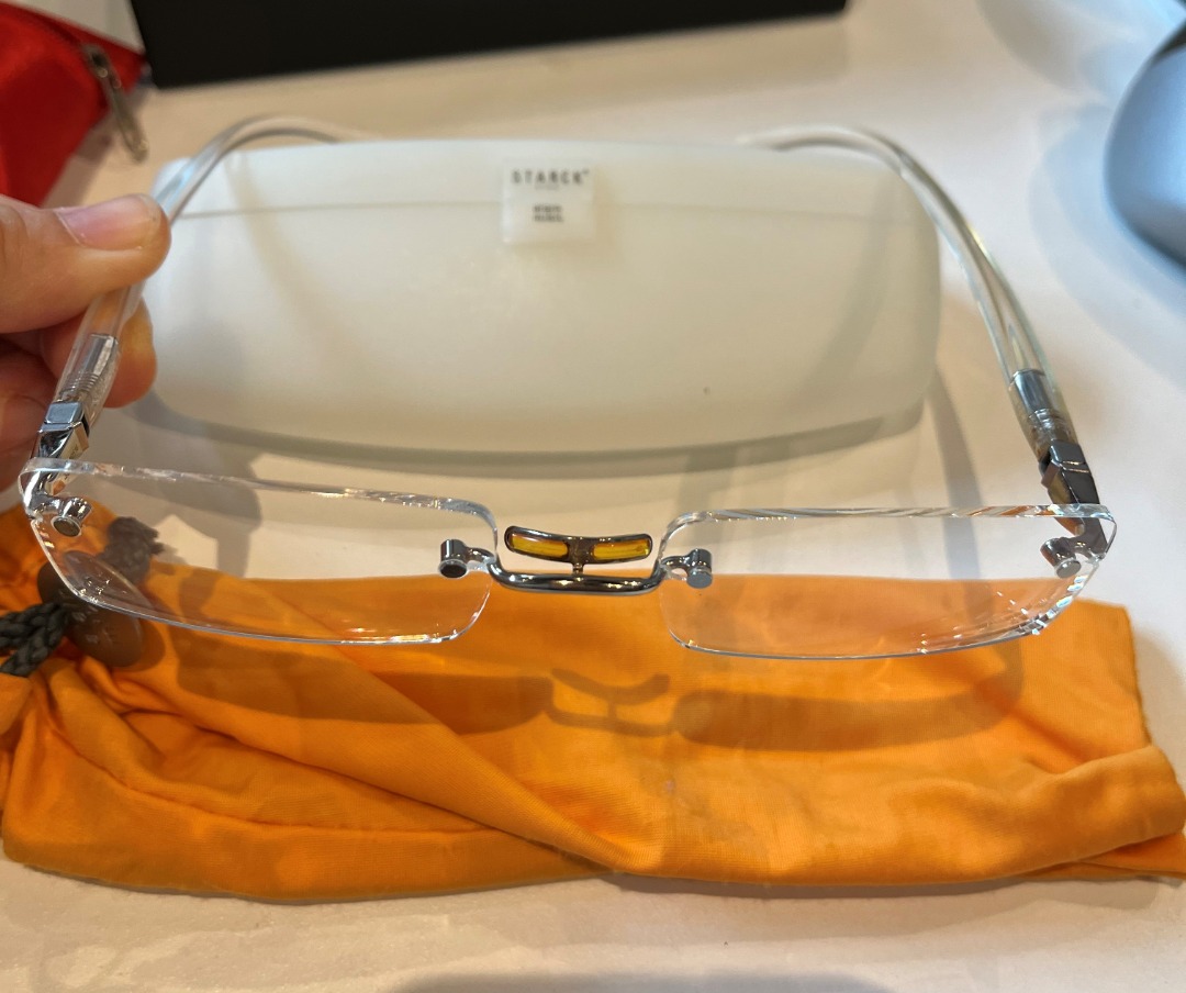 Alain Mikli Starck transparent spectacles frame P0210/0403, Men's ...