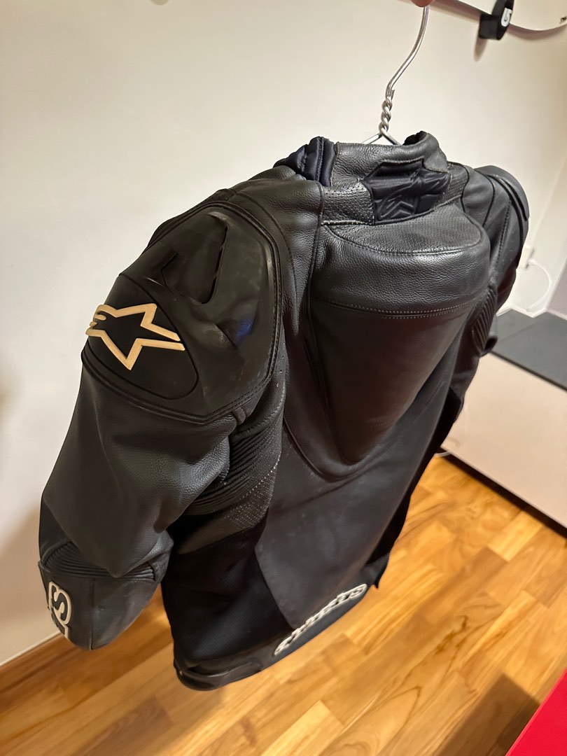 Alpine Star Leather Racing Jacket, Motorcycles, Motorcycle Apparel on ...