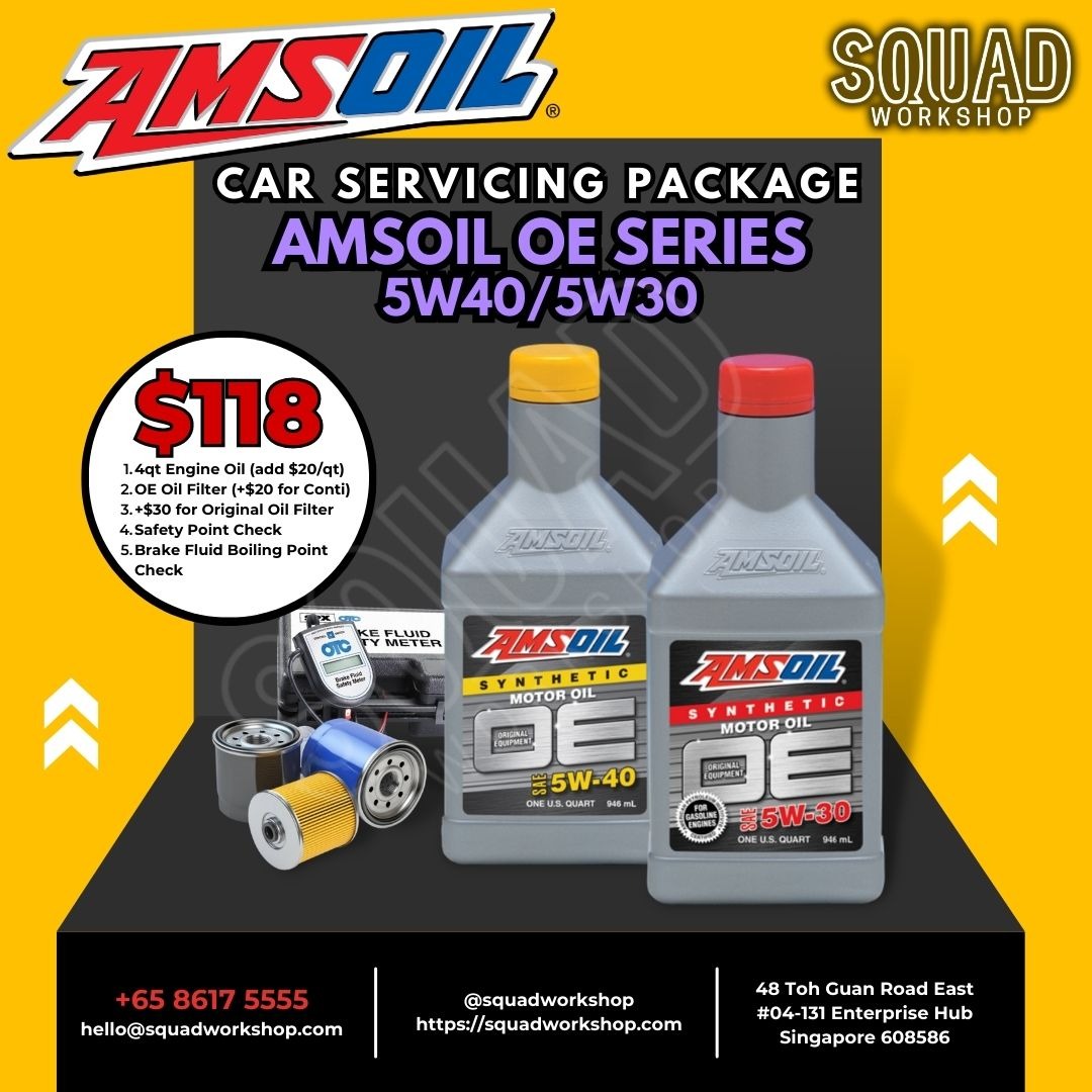 Amsoil Engine Oil Servicing Package, Car Accessories, Car Workshops ...