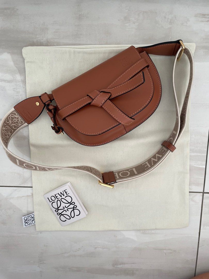 Authentic LOEWE Dual Gate Mini Brown, Luxury, Bags & Wallets on Carousell