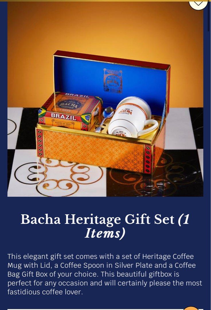 BACHA COFFEE SET, Food & Drinks, Gift Baskets & Hampers on Carousell