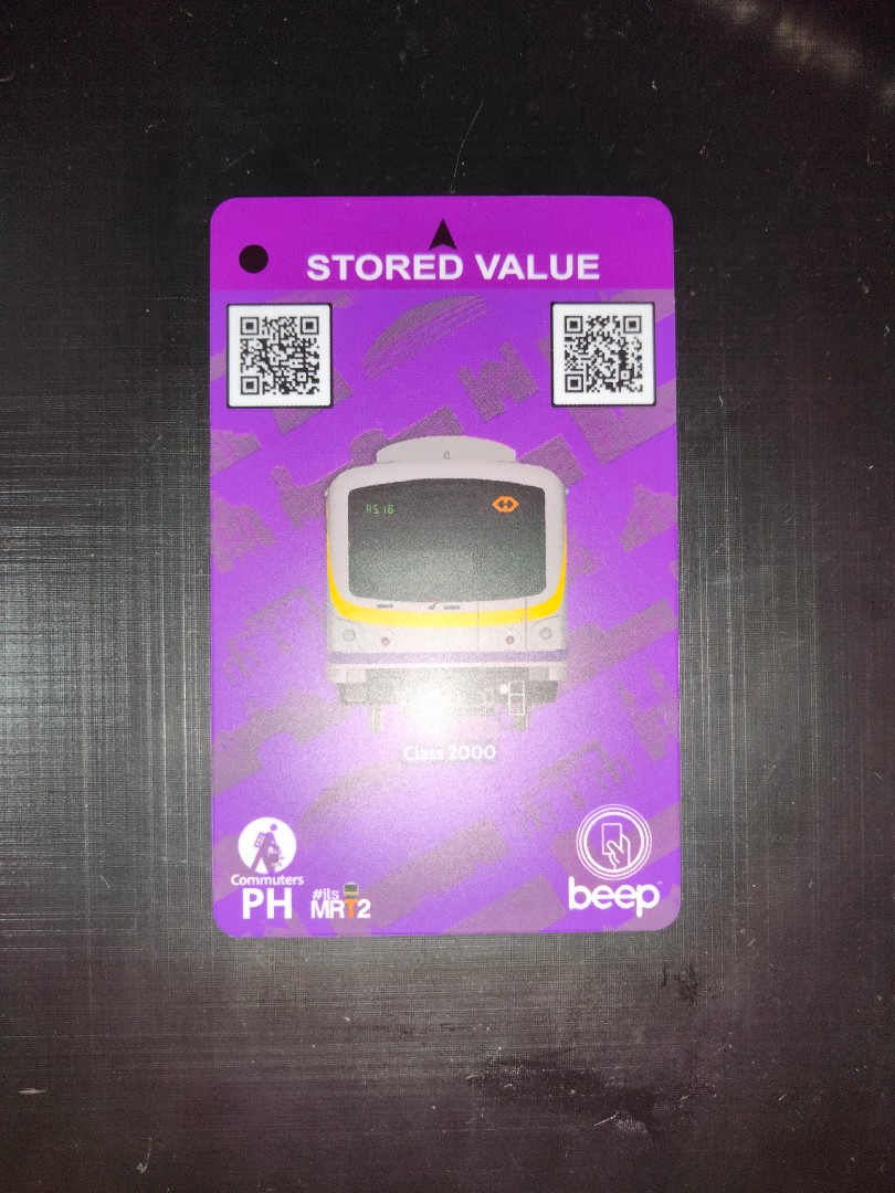 Beep Card LRT 2 Design on Carousell
