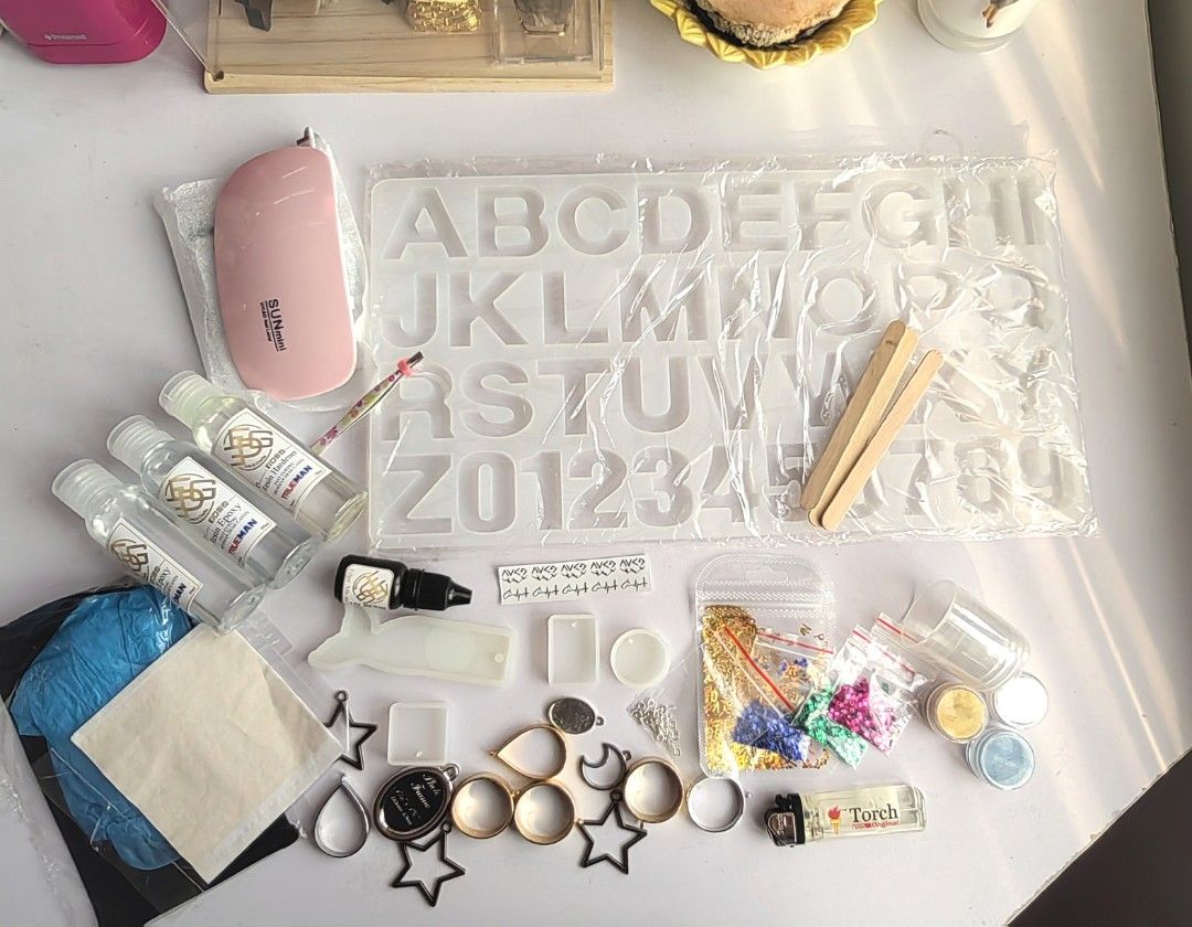 Beginners Resin Kit, Hobbies & Toys, Stationary & Craft, Handmade Craft ...