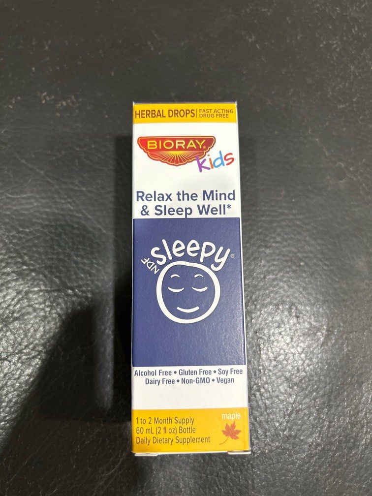 BIORAY Kids NDF Sleepy Relax the mind & sleep well, Health & Nutrition ...
