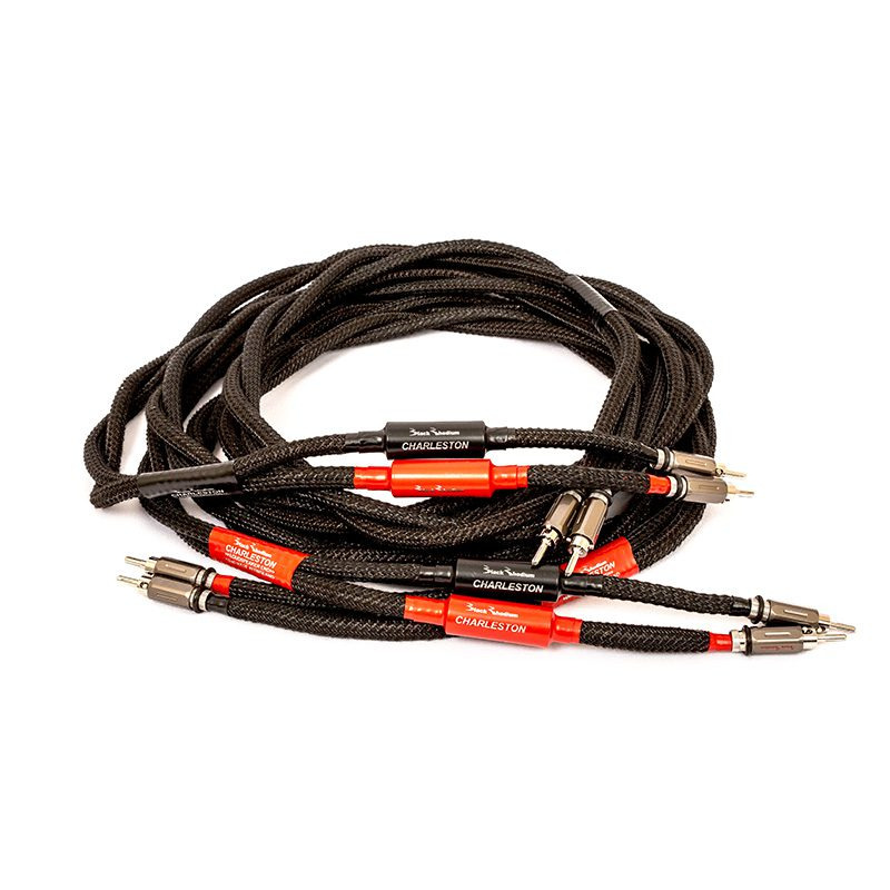 Black Rhodium Charleston DCT++ CS Speaker Cables, Audio, Other Audio ...