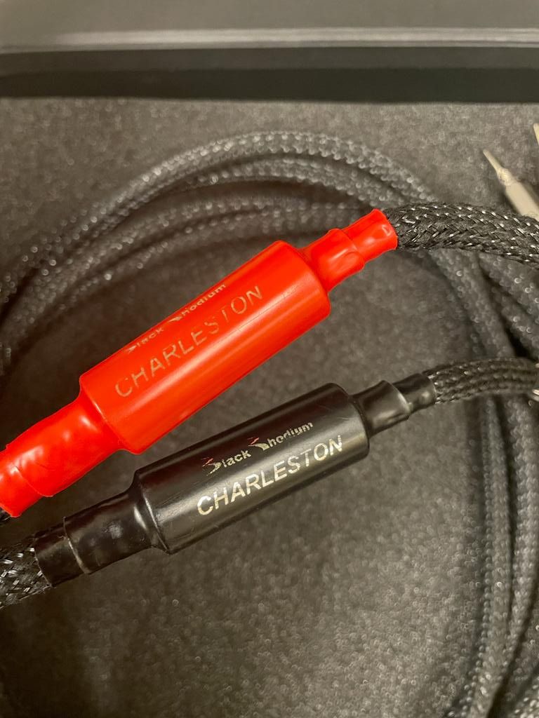 Black Rhodium Charleston DCT++ CS Speaker Cables, Audio, Other Audio ...
