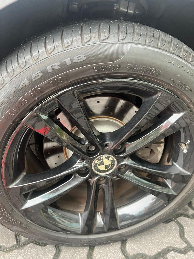 BMW F10 18"inch rim, Car Accessories, Tyres & Rims on Carousell