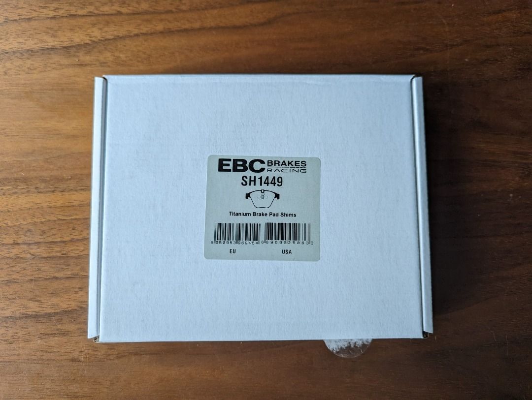 BMW M3 (E90/E92/E93) Front Titanium Brake Shims, Car Accessories ...