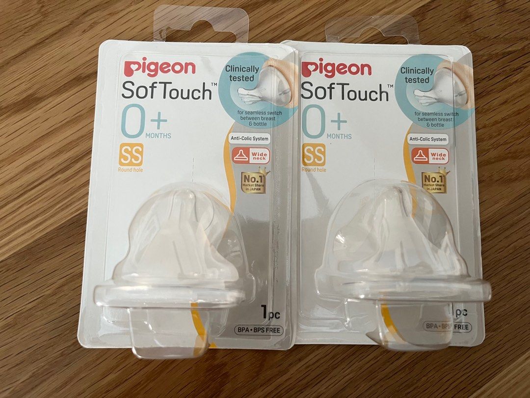 BNIB 2 Pigeon SofTouch 0+ months, Babies & Kids, Nursing & Feeding ...
