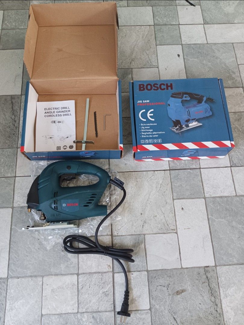 BOSCH jig daw w/ free blades on Carousell