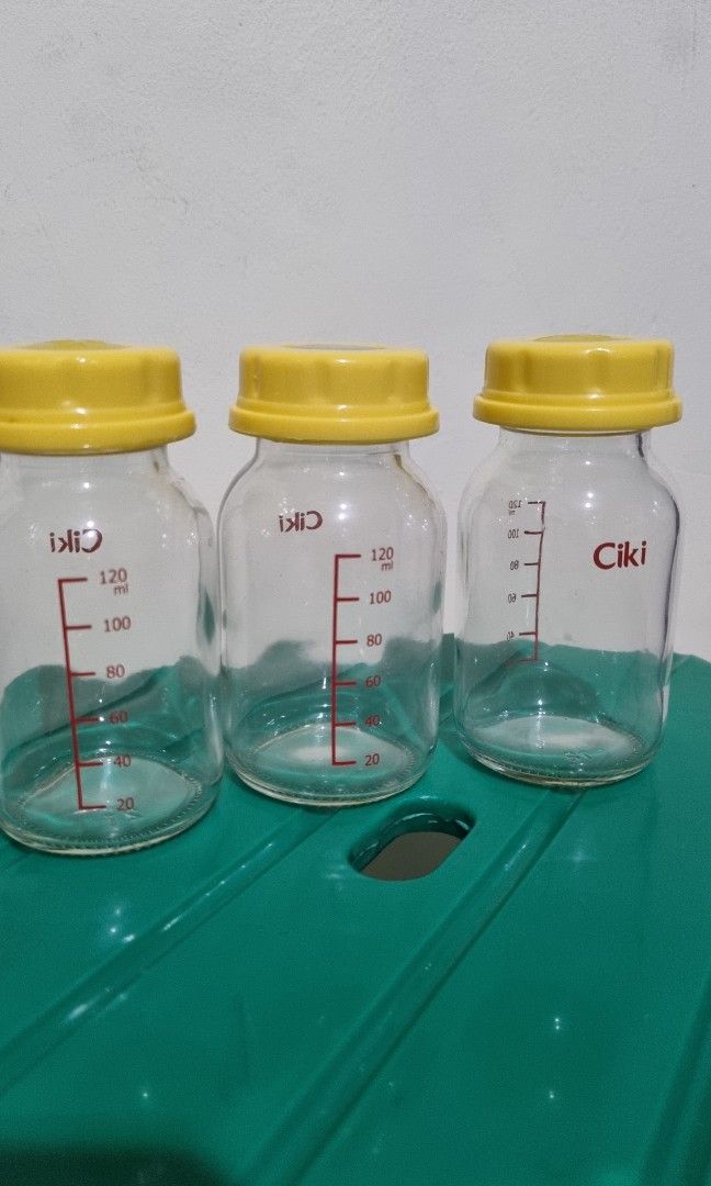 Botol kaca ASI CIKI uk 120 ml, Bayi & Anak, Perawatan & Makanan Anak di ...