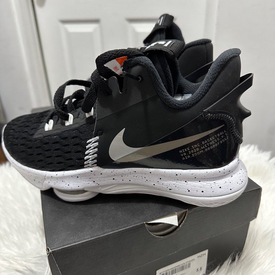 brand new nike lebron witness 5 metallic silver v ep authentic rubber ...