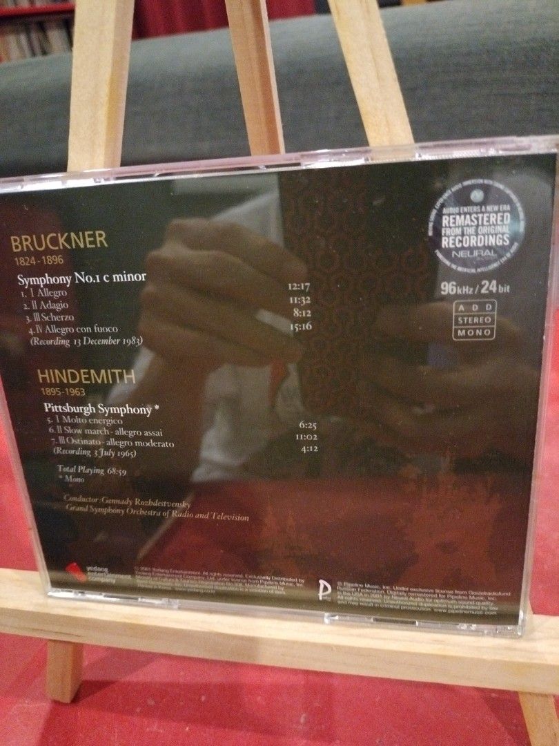 Bruckner Symphony no.1 in C minor, Hindemith Pittsburgh Symphony ...