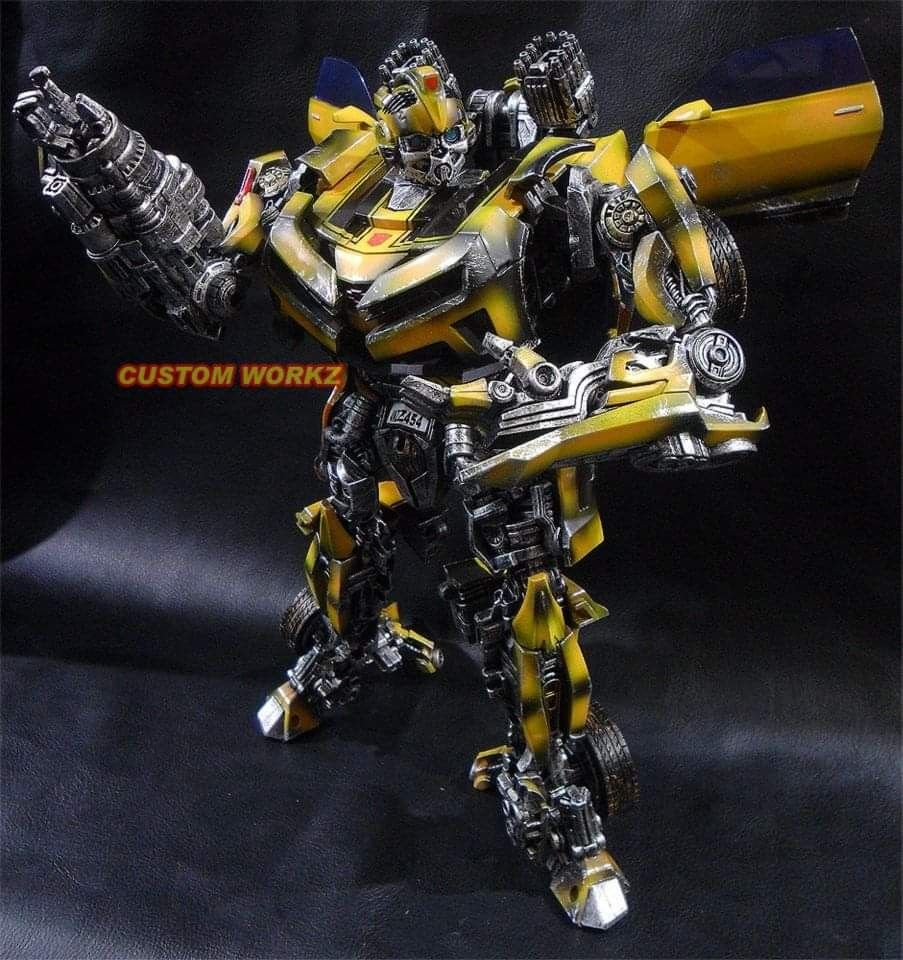 Bumblebee Transformer Hasbro Leader Class Custom Repaint, Hobbies ...