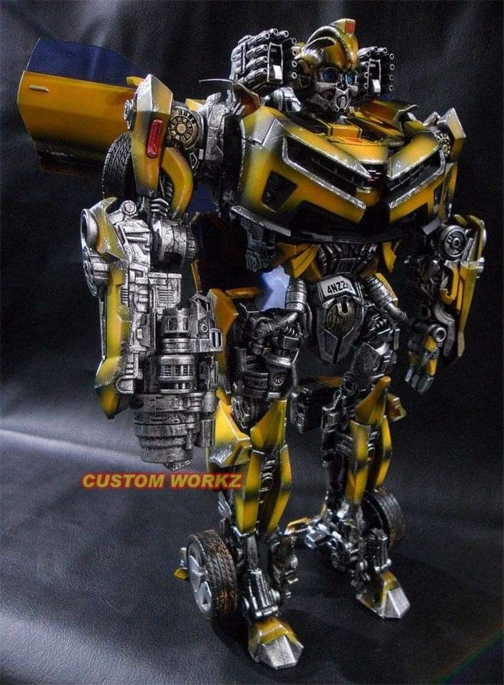 Bumblebee Transformer Hasbro Leader Class Custom Repaint, Hobbies ...