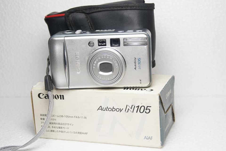 Canon Autoboy N105 Film Camera, Photography, Cameras on Carousell