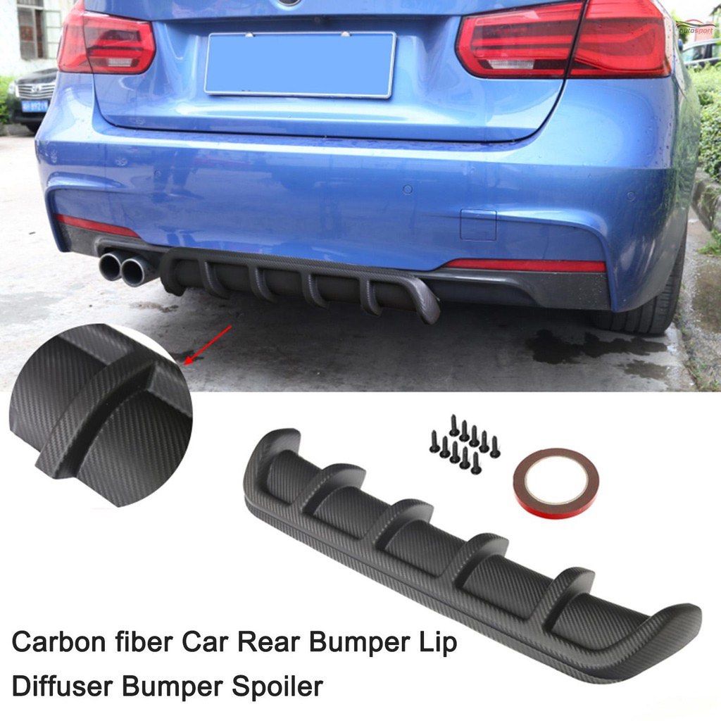Car Rear Bumper Lip Diffuser, Car Accessories, Accessories on Carousell