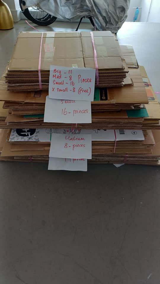 Used Carton box for house moving, Furniture & Home Living, Home ...