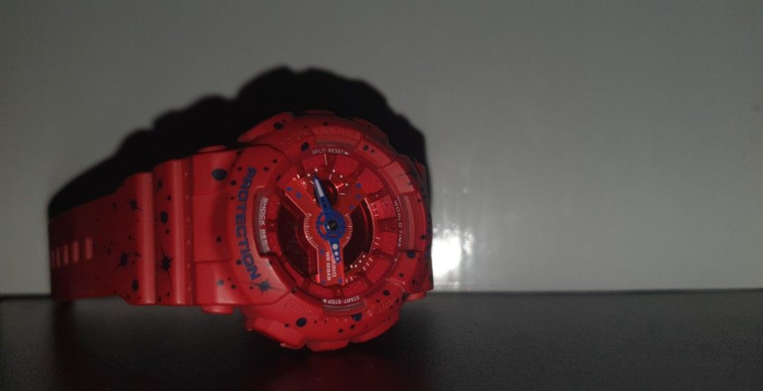 CASIO Baby G Red Starry Sky Female Watch BA 110ST, Luxury, Watches on ...