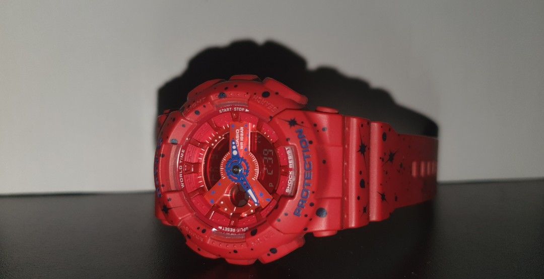 CASIO Baby G Red Starry Sky Female Watch BA 110ST, Luxury, Watches on ...