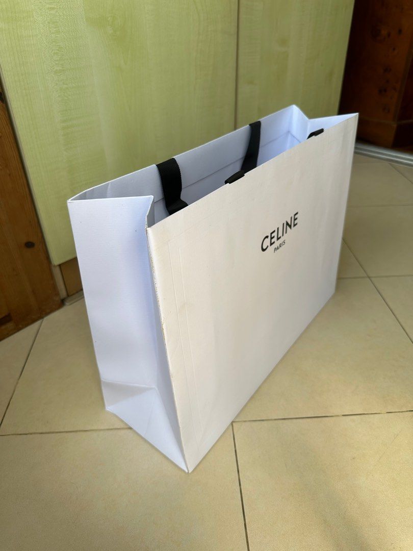 Celine, YSL, LV, Longchamp Paper Bags, Luxury, Bags & Wallets on Carousell