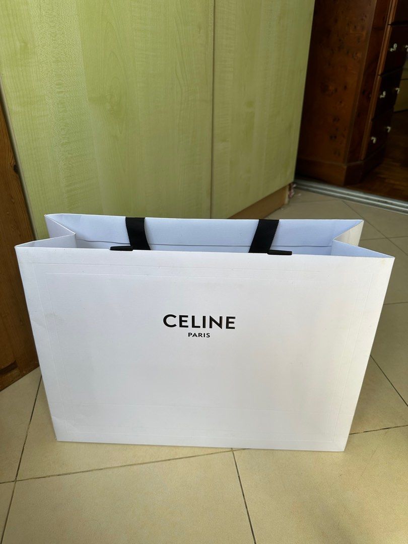 Celine, YSL, LV, Longchamp Paper Bags, Luxury, Bags & Wallets on Carousell
